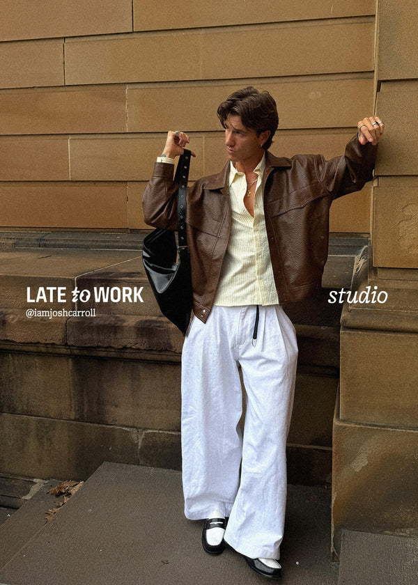 Late to Work | Unisex Leather Bags & Accessories for the Cool Crowd